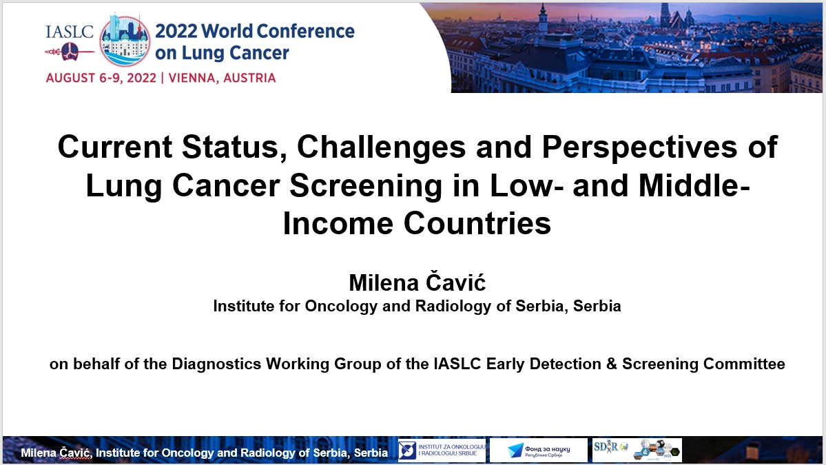 Participation at the IASLC 2022 WCLC World Conference on Lung Cancer ...